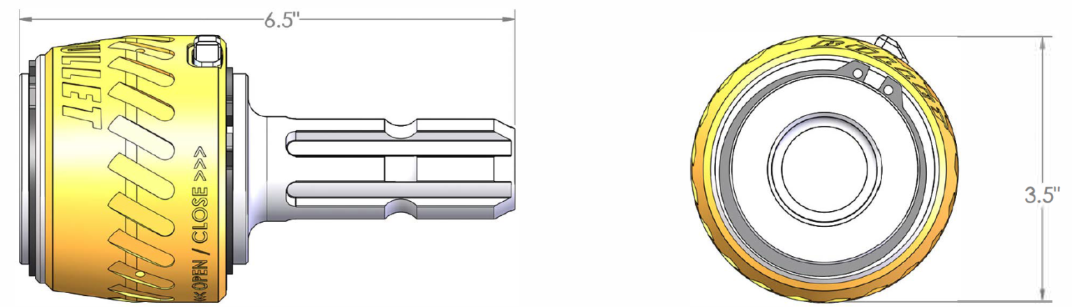 Bullet PTO Coupler Adapter – Lionforge Industries